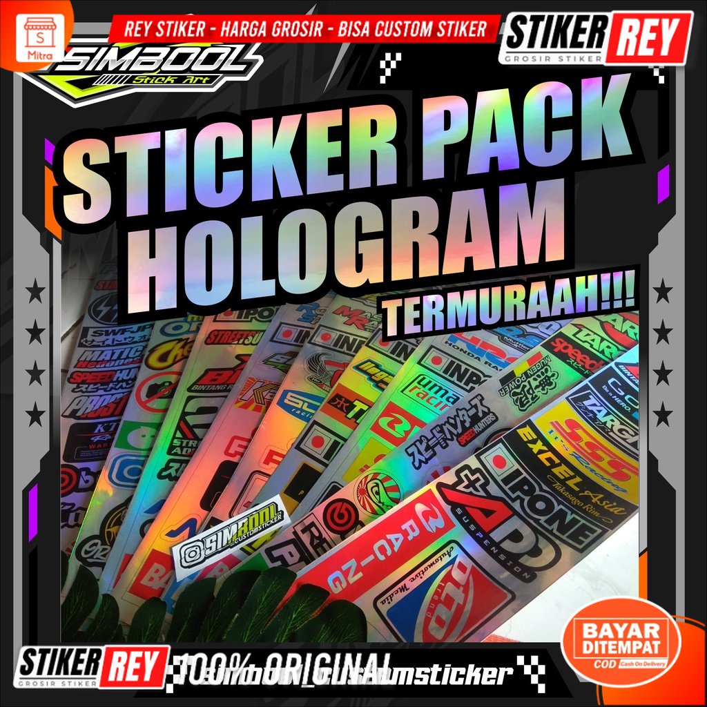 Racing sticker PACK sticker, HOLOGRAM PACK sticker, sticker, 2 Stroke ...