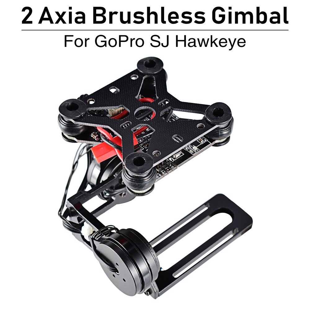 2 Axis Brushless Gimbal Mini Extra Lightweight Stabilizer For GoPro SJ ...