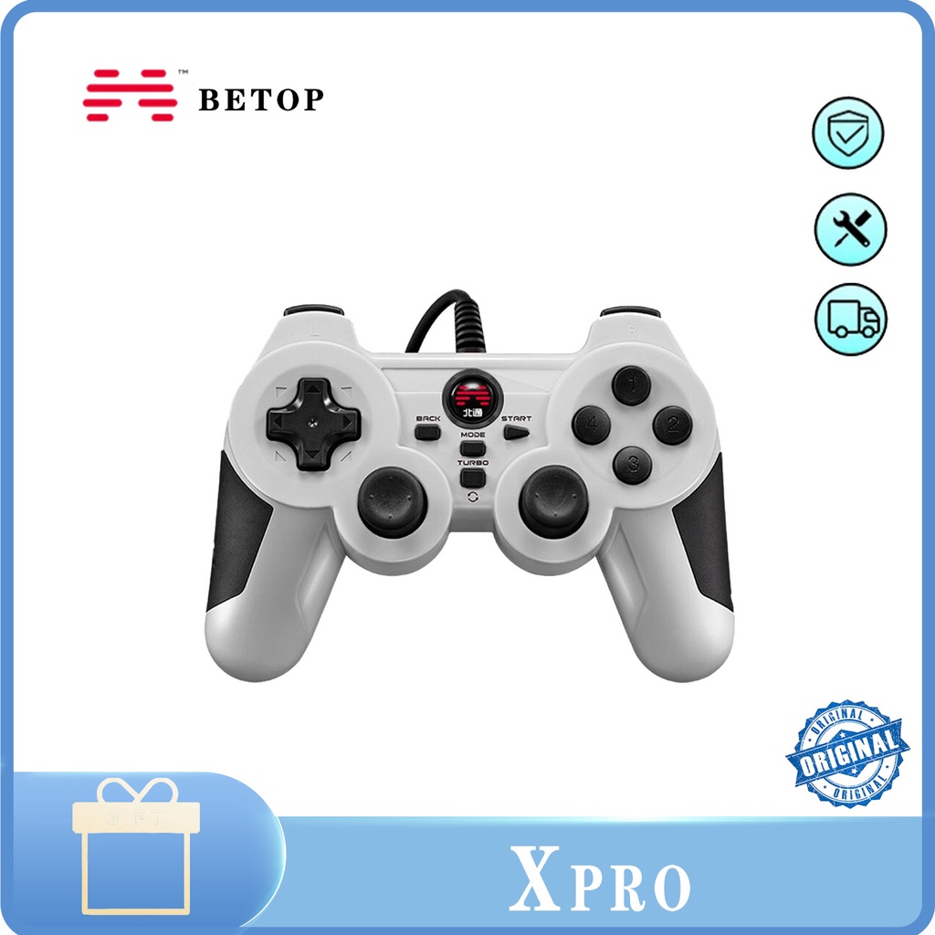 Betop Xpro USB wired game controller for PC Steam Android TV with dual ...