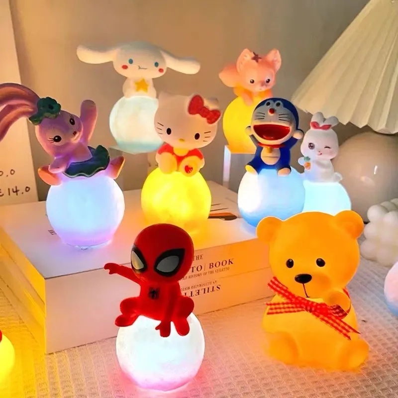 [led cartoon lamp] cartoon cartoon night light, cake decoration ...