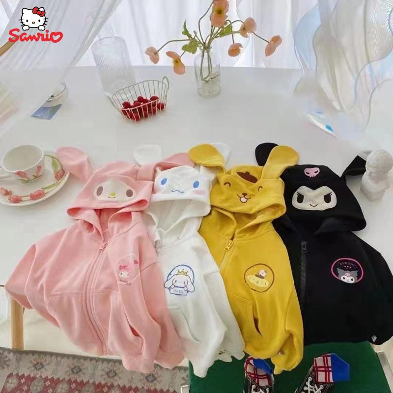 My Melody Kuromi Cinnamoroll Pompom Purin Japanese Streetwear Harajuku ...