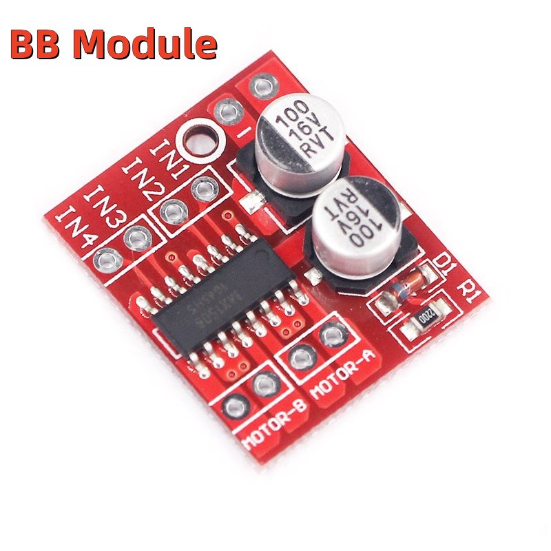 5A 2 way DC Motor Driver Module PWM Speed Dual H-Bridge Stepper L298N ...