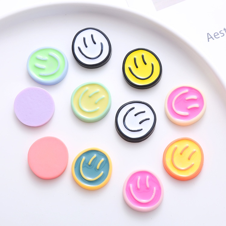 colorful smiley face jibbitz for clogs pin shoes Fashion accessories ...