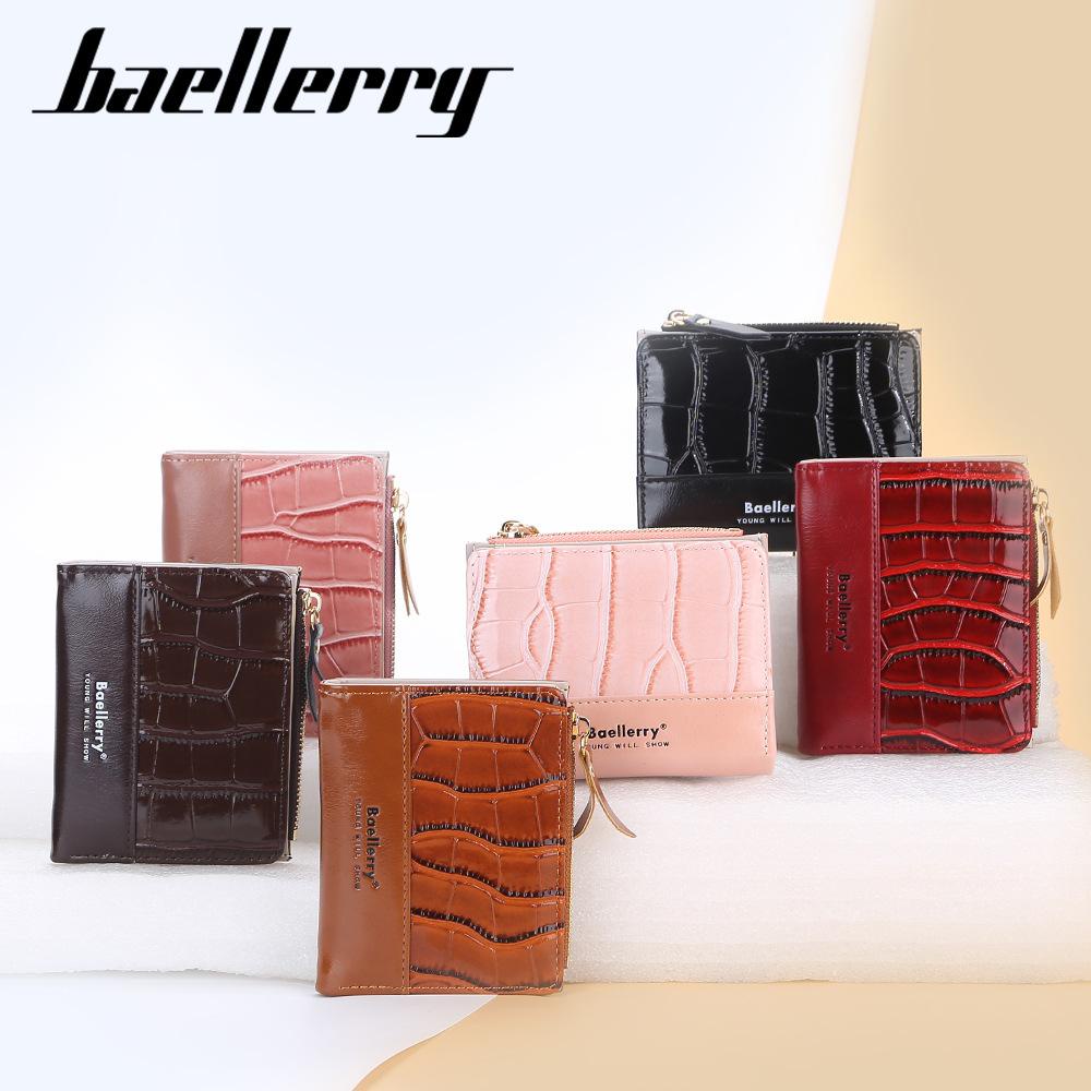 Baellerry wallets #N2373 Ladies Fashion Short Simple Crocodile Leather ...