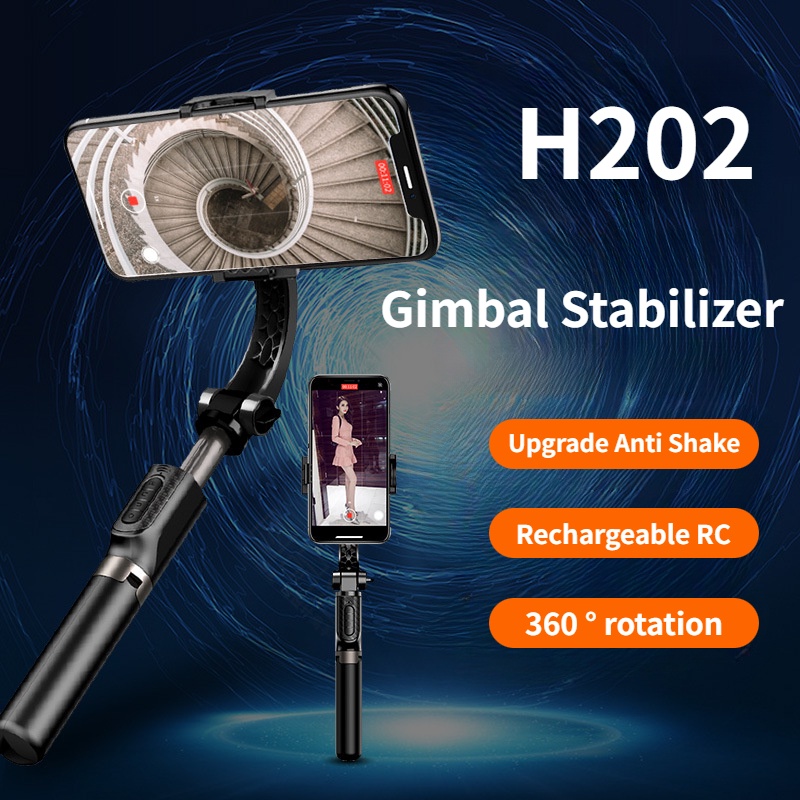 2023 Upgrade H202 GIMBAL STABILIZER Phone Anti Shake Handheld Shooting ...
