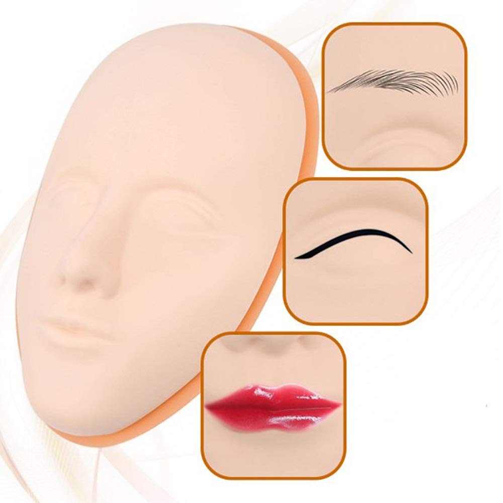 Full Set Reusable Silicone Microblading Practice Skin 5D Removable Face Latex | Shopee Philippines