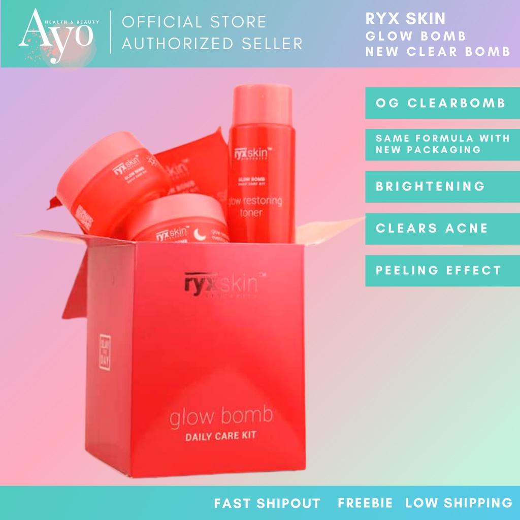 Ryx Skin GLOW BOMB Daily Care Kit | Shopee Philippines