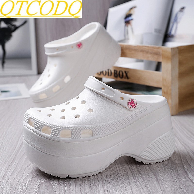 New Pattern 36-43 High-quality Lightweight 10cm/4inch Heeled Wedge Croc ...