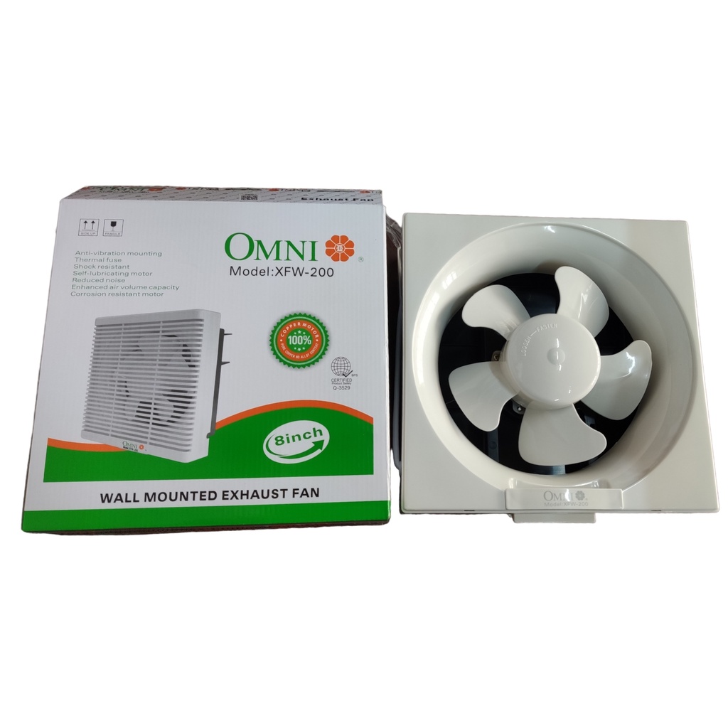 Omni Exhaust Fan 8" Wall Type ,Exhaust Fan 8 Inches 220V - XFW-200 ...
