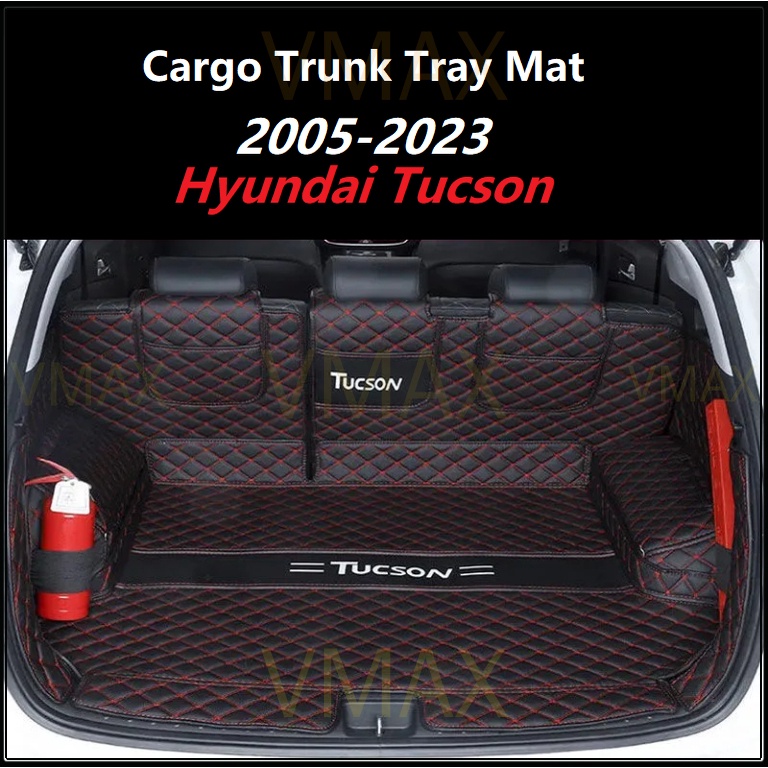 Hyundai Tucson (2005 - 2023) Cargo Trunk Tray Mat Compatible for ...