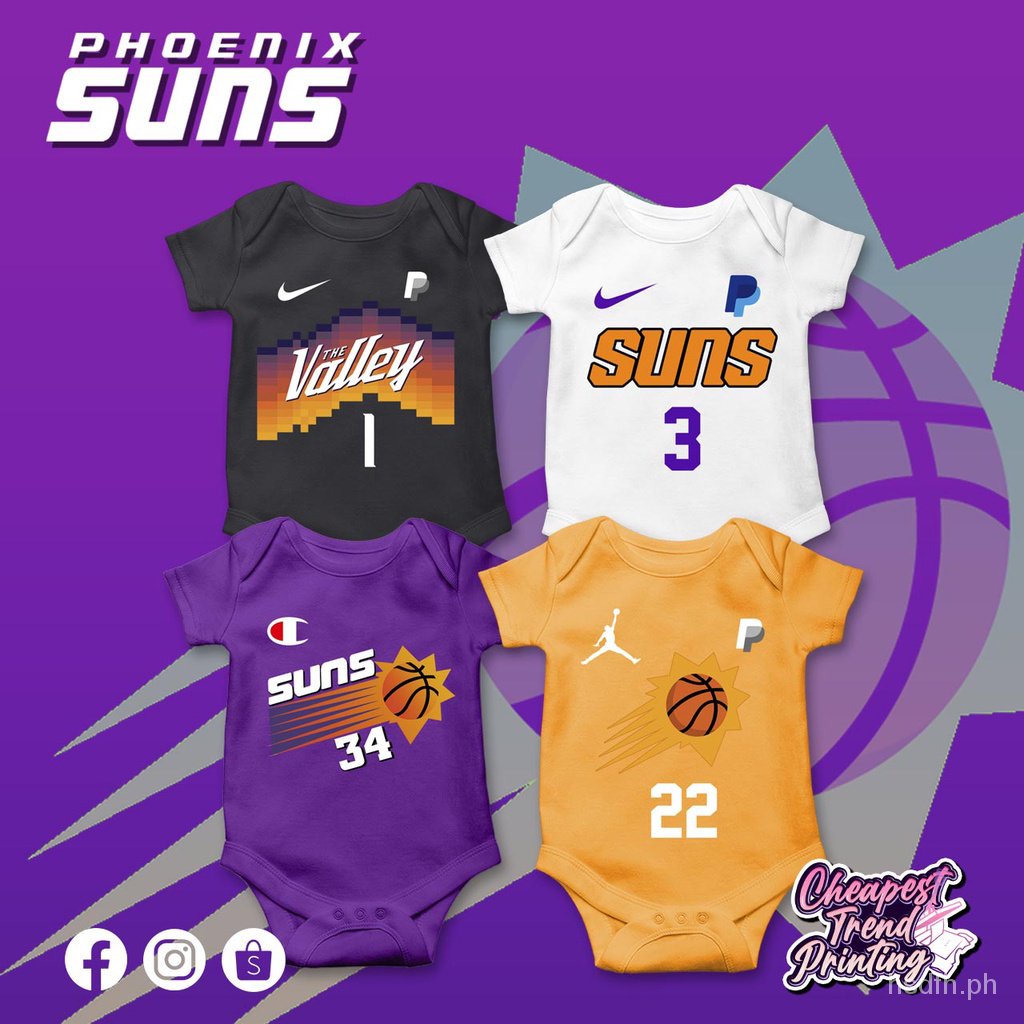 NBA Phoenix Suns Customize Baby Onesie RFRX | Shopee Philippines