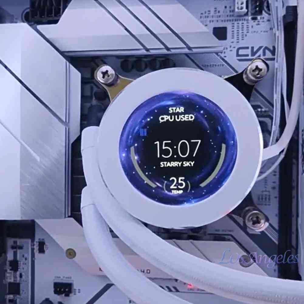 Los-Stock 2.1inch PC Secondary Display Aluminium Alloy Round LCD ...