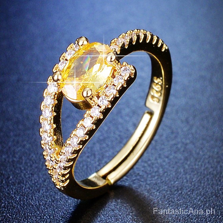 Non Tarnish AAA Zircon Sparking Rings for Women Jewelry Colorful ...