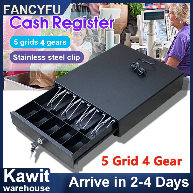 Drawer Cashier Box Cashier Cash Boxs Supermarket 5 Grids 4 Gears Money ...