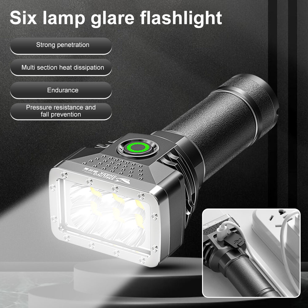 Super Bright Most Powerful Cordless Handheld Spotlight Rechargeable Big ...