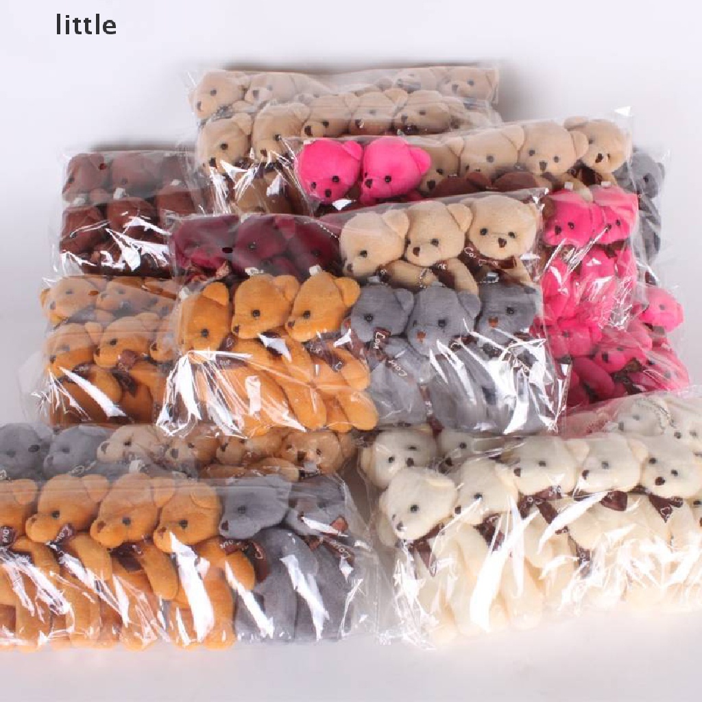 phlittle 12Pcs/Lot or 10Pcs/Lot Soft Stuffed Bear Plush Toys Mini Teddy ...