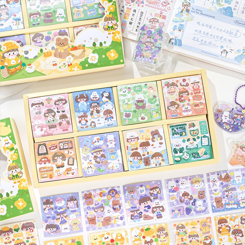 Paper Marks Soft Adventurer Series Cuckoo Card Sticker Gift Box Cute ...