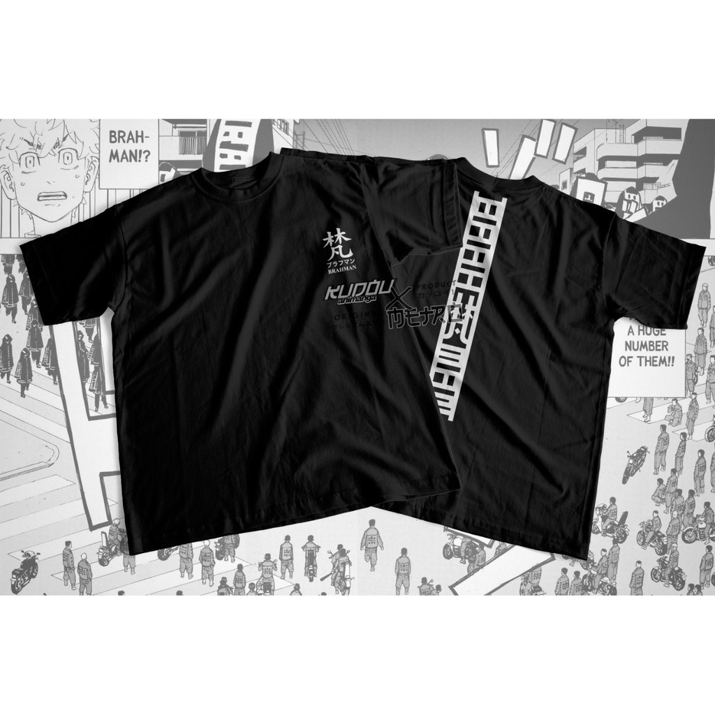 Brahman Gang Black Tshirt Kawaragi Senju Anime Manga Tokyo Revengers ...