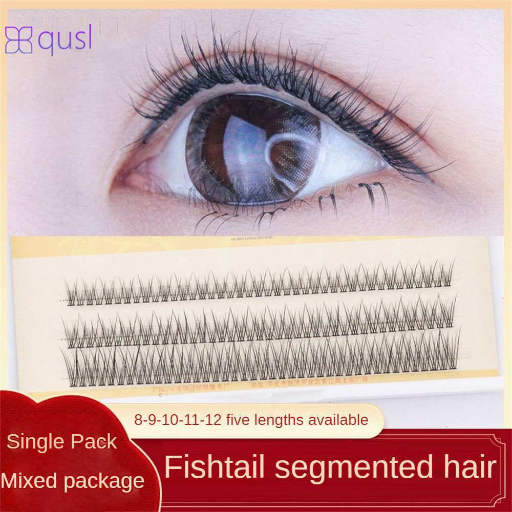 Ciliary Beauty Makeup Fishtail False Eyelashes Women's Mixed Dress ...