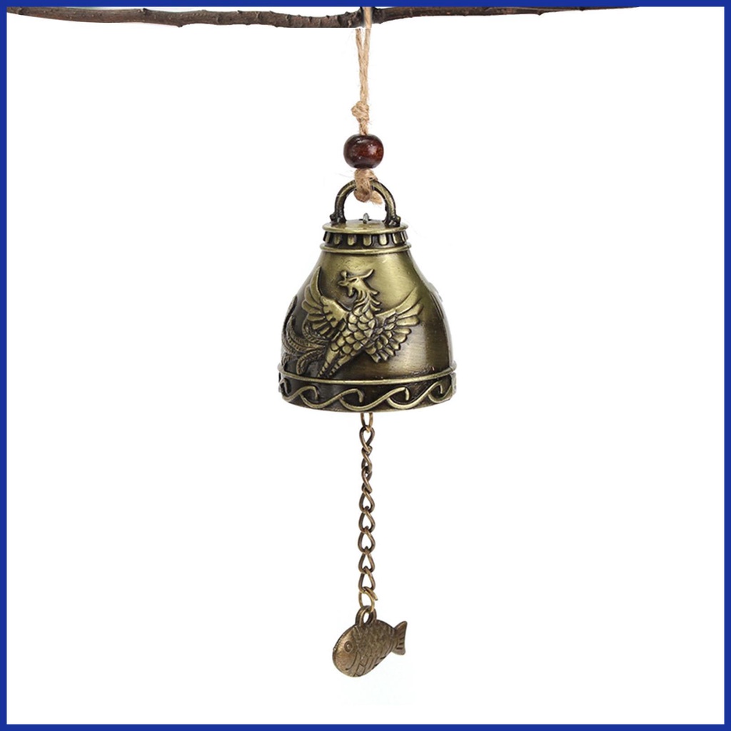 Feng Shui Bells Metal Copper Lucky Doorbells Good Luck Windchime for ...