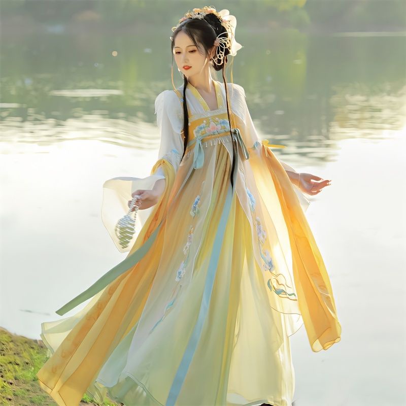 A Original Antiquity Hanfu Full Set Super Girl Jacket and Dress Suit ...