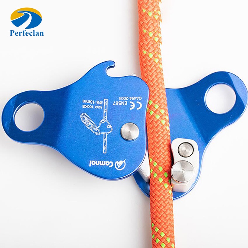 [szxflie3] Rope Grab Rock Climbing Arborist Fall Arrester Pulley Device ...