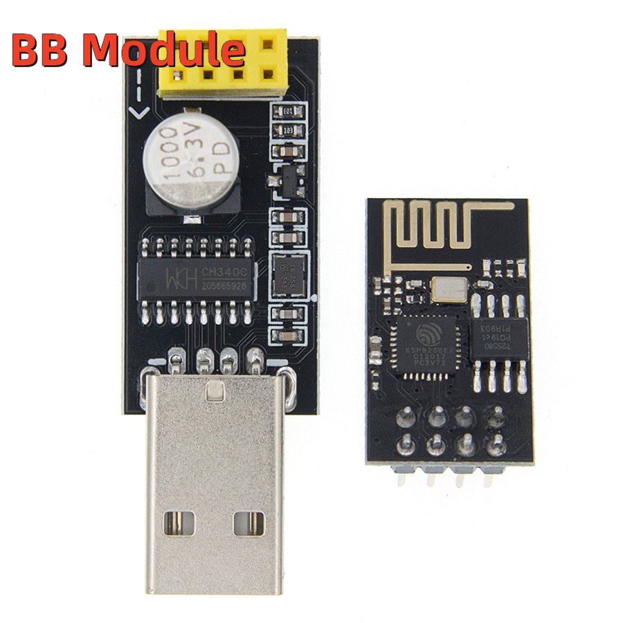 Esp01 Programmer Adapter Uart Gpio0 Esp 01 Adaptater Esp8266 Ch340g Usb To Esp8266 Serial