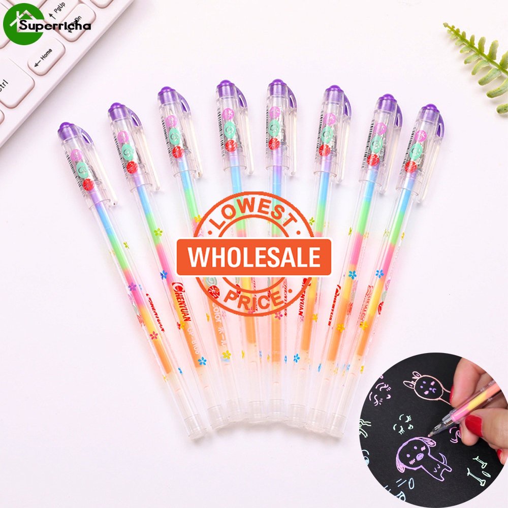[Wholesale Price] Six in one / 1 Pcs pastel Gel Pen / Color Change Pen ...