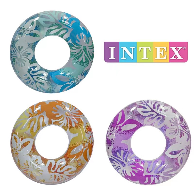 Swim Buoy and Inflatable Round Swimming Tube Ring Pool Float for ...