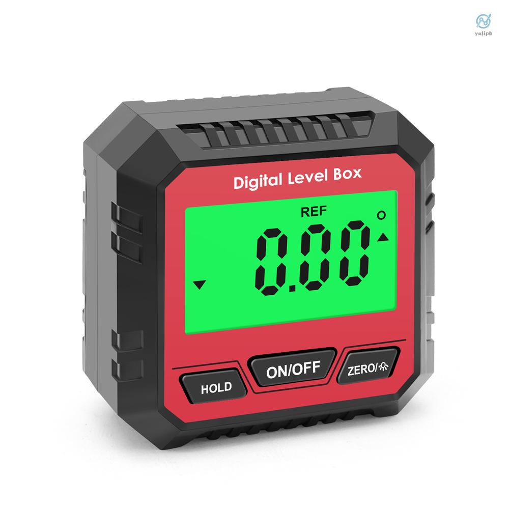 [Yali] Magnetic Digital Angle Meter Absolute and Relative Measurement ...
