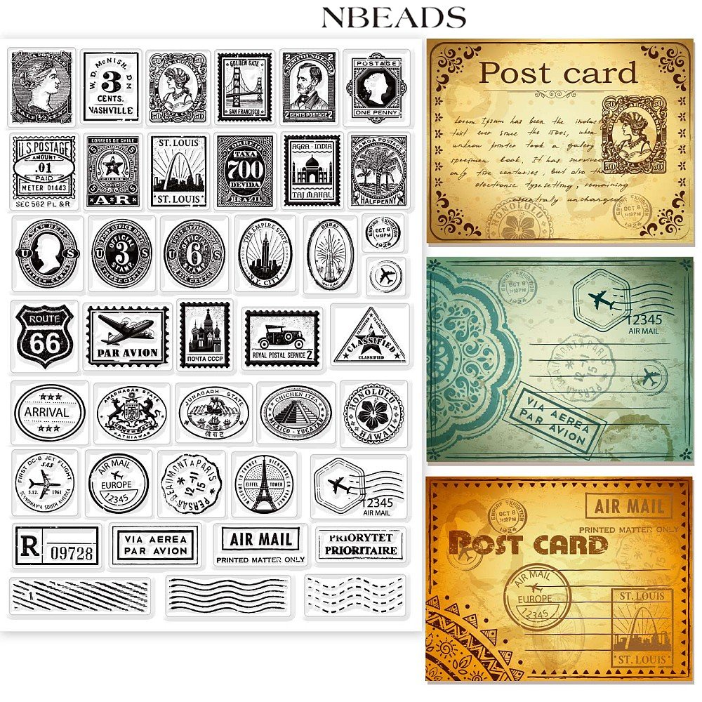 1Sheet Custom PVC Plastic Stamps for DIY Scrapbooking Photo Album ...