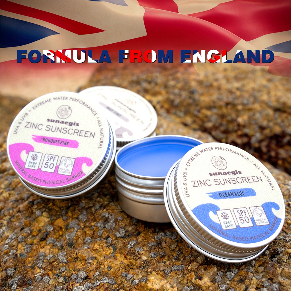 Zinc Oxide Mineral Sunscreen Paste SPF 50+ Water Resistant for All Skin ...