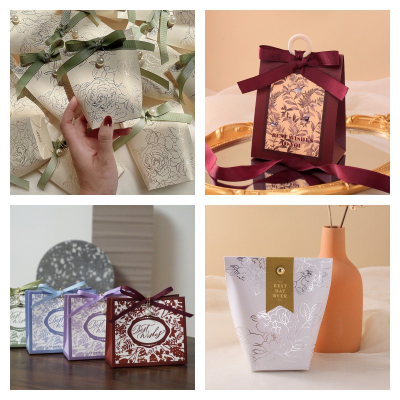 5pcs2023 New Wedding Sugar Box Premium Simple Sweet Sugar Box Gift ...