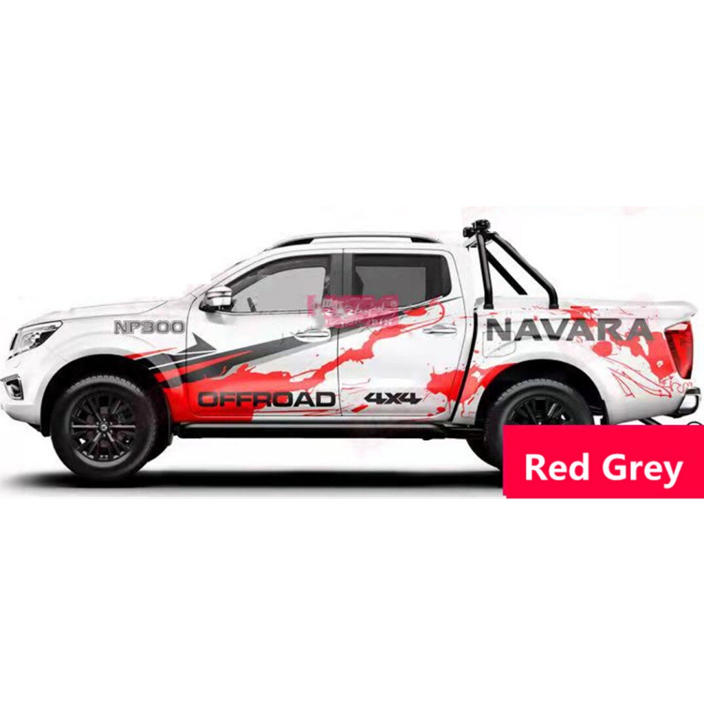 For Nissan Navara NP300 Pickup Car Side Door Sticker Decal Styling ...