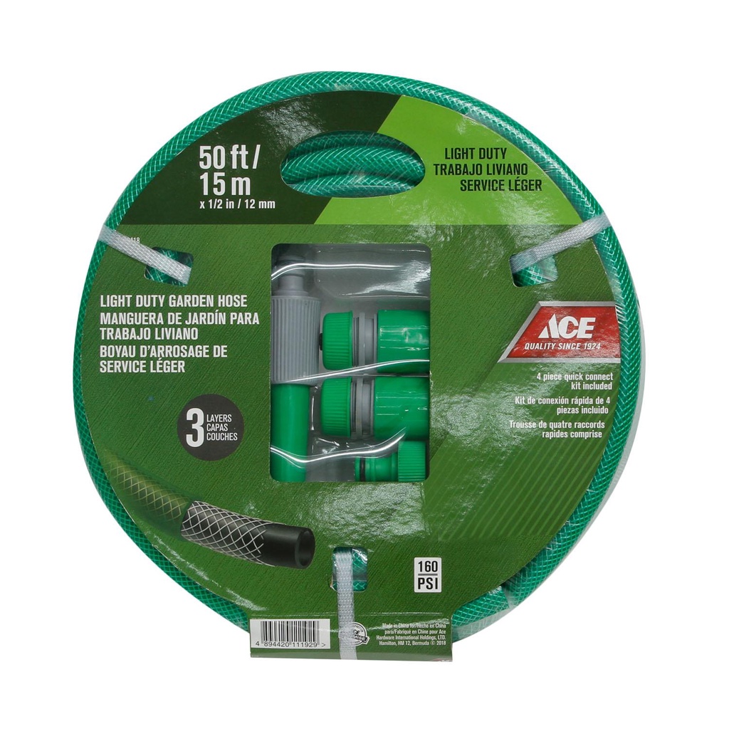 Ace Hardware Light Duty Garden Hose 50ft. | Shopee Philippines