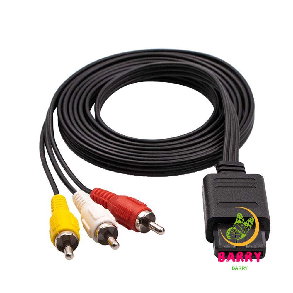 BARRY AV Cable to RCA For Super Nintend GameCube For Nintendo 64 TV ...
