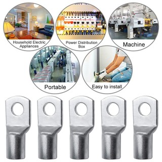 POPULAR 10Pcs Wire Nose Terminal Crimp Durable Bolt Hole SC16-6 SC25-6 ...