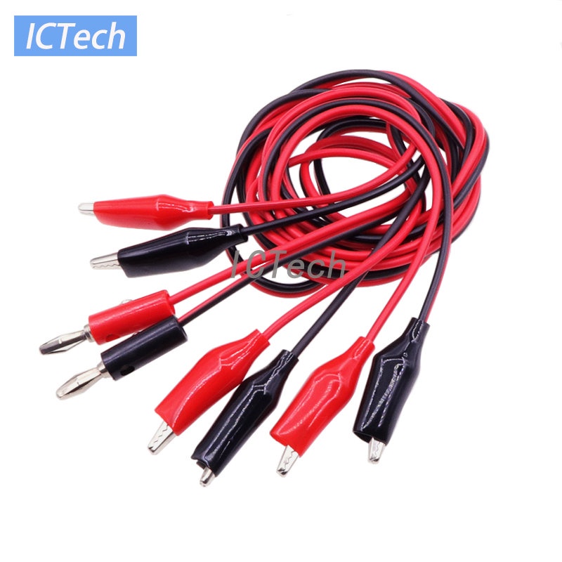 Double-end Crocodile Clip Cable Alligator Clips Wire Testing Wire Clip ...