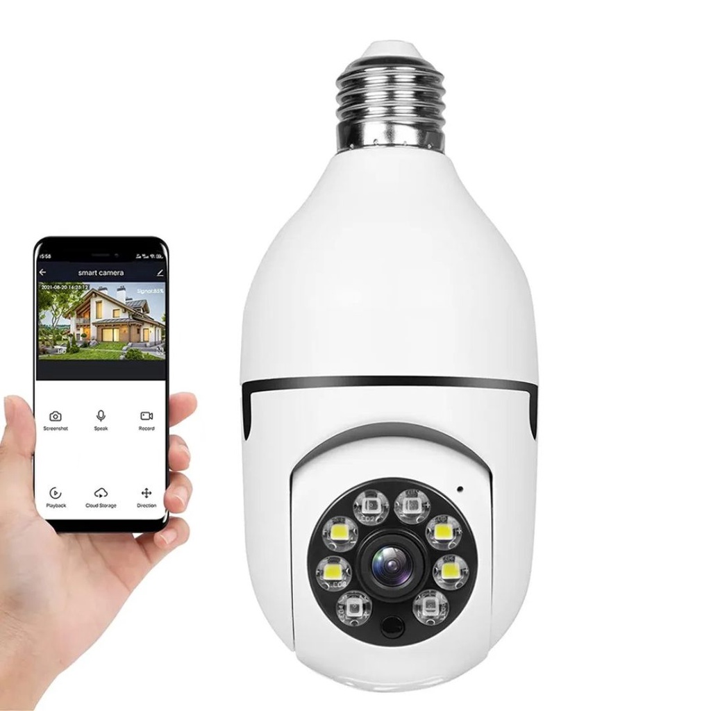 Bright and Light Smart WiFi Bulb Camera | Shopee Philippines