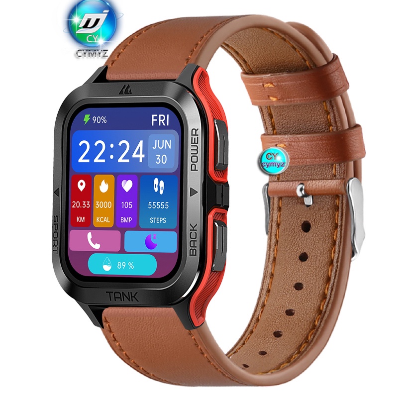 KOSPET TANK M2 strap leather strap KOSPET TANK M2 Smart Watch strap ...