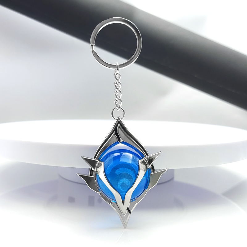 Game Genshin Impact Visions Keychain Sumeru Mondstadt Liyue Inazuma ...