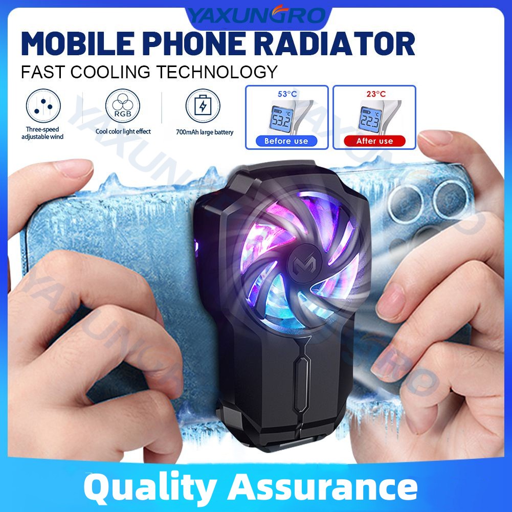 Mobile Phone Cooler Gaming Cooling Fan Radiator Fl05 Portable Mobile ...