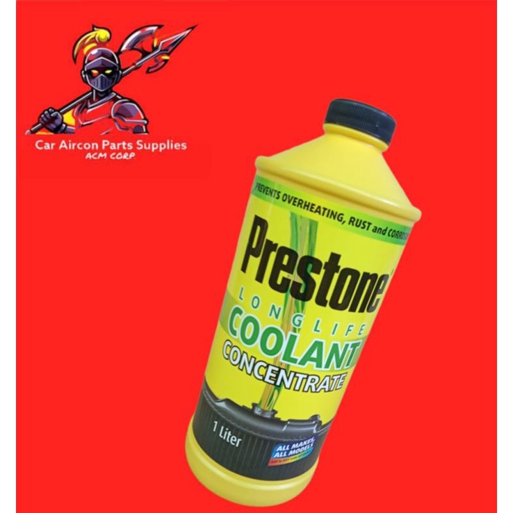 PRESTONE COOLANT CONCENTRATE 1liter Long Life Car Radiator maintenance ...