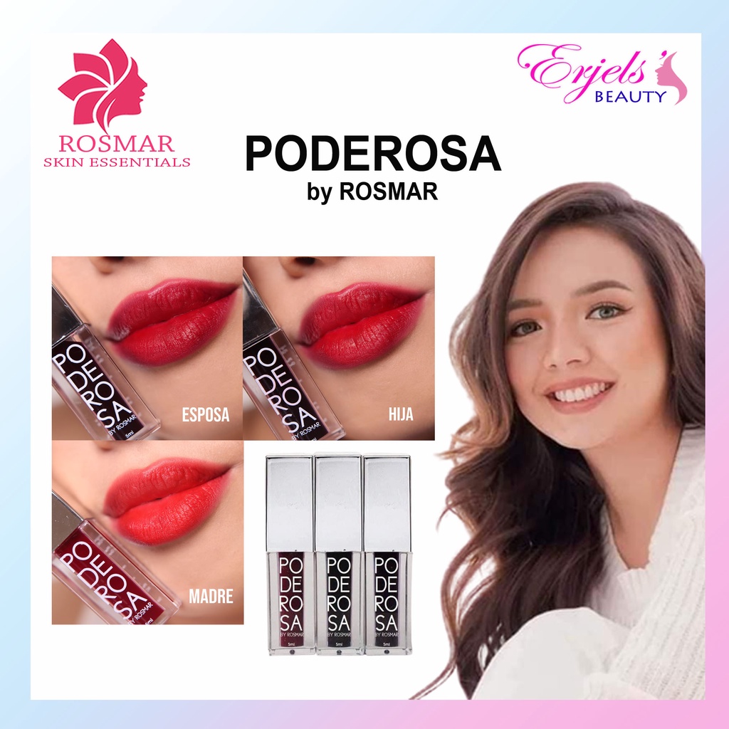 (COD) ROSMAR Poderosa HD Lip Tint (5ml) | Shopee Philippines