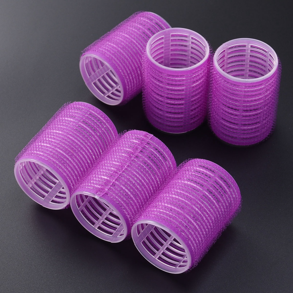 [READY STOCK] 6 Pcs No Sponge Curling Rods Hair Curlers Volume Tool ...