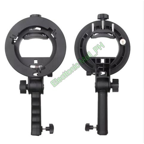 Handheld Grip S-Type Bracket Bowens S Mount Holder for Speedlite Flash ...