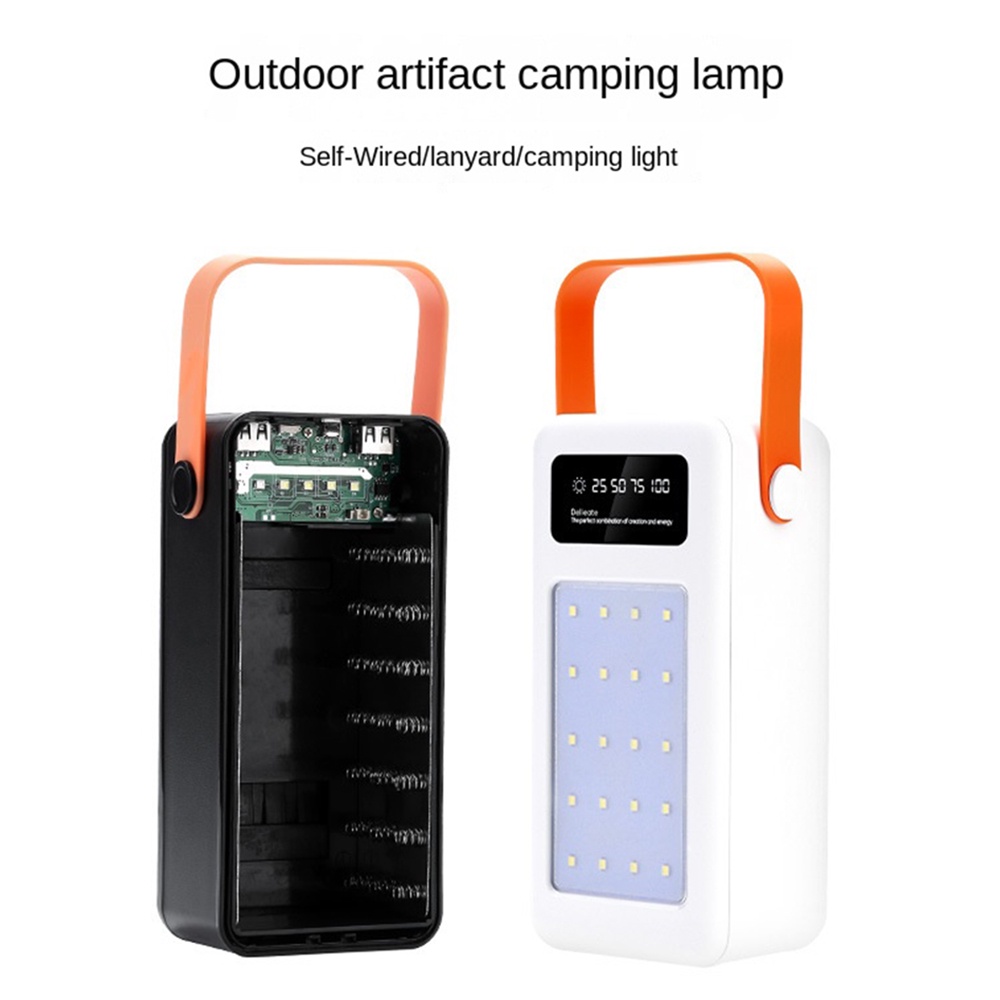 21*18650 Battery Storage Box Fast Wireless Charging Power Bank Case ...
