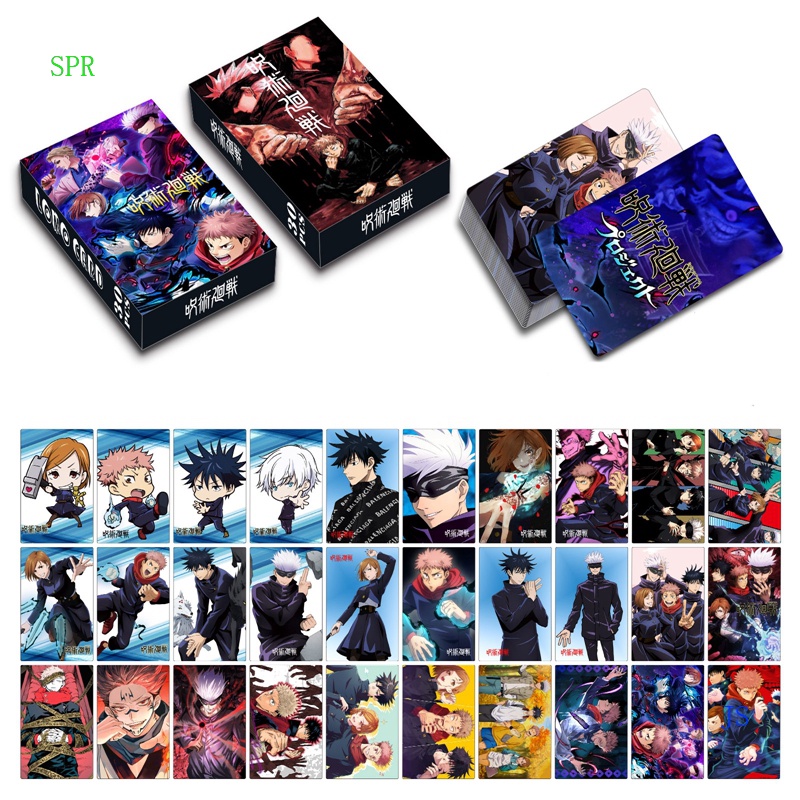 SPR 30Pcs Anime Jujutsu Kaisen Lomo Card Mini Postcard kids Gifts ...
