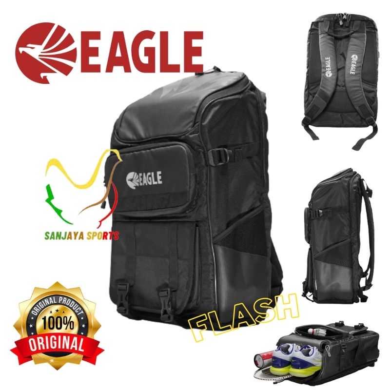 Eagle BACKPACK BADMINTON BADMINTON FLASH BACKPACK ORIGINAL | Shopee ...