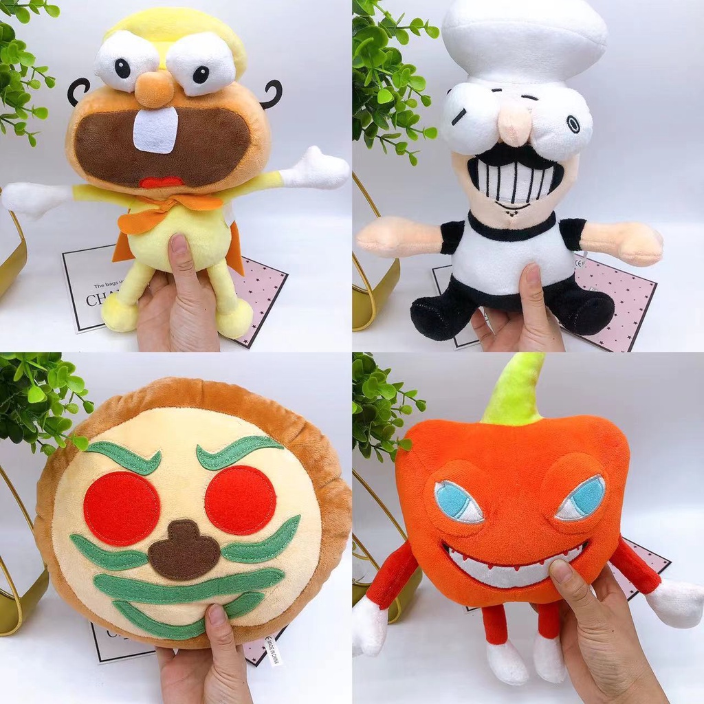 New Pizza Tower Pizza Tower game peripheral doll Pizza chef plush toy ...